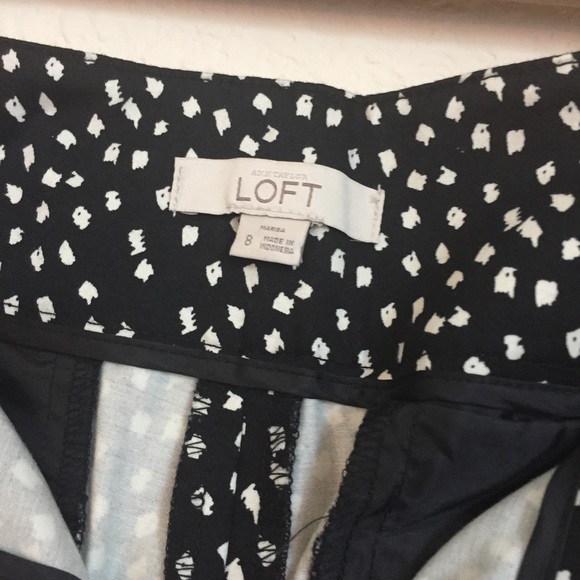 LOFT | Pants & Jumpsuits | Loft Speckled Ankle Skinny Crop Marissa Cotton 8 | Poshmark